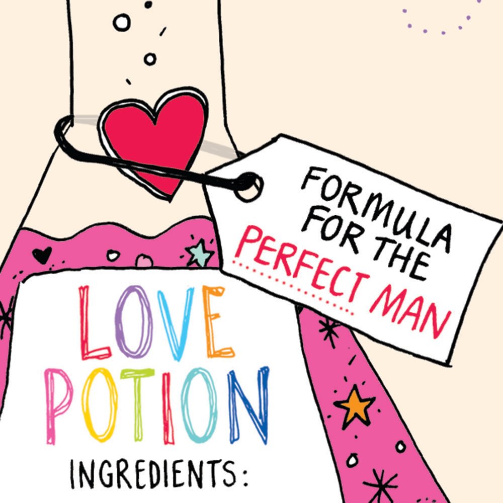 Perfect Man Love Potion Card – Eskimo Kiss Designs